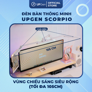 Đèn bảo vệ mắt kẹp bàn UPGEN SCORPIO dùng làm việc/ học tập/ đọc sách ...
