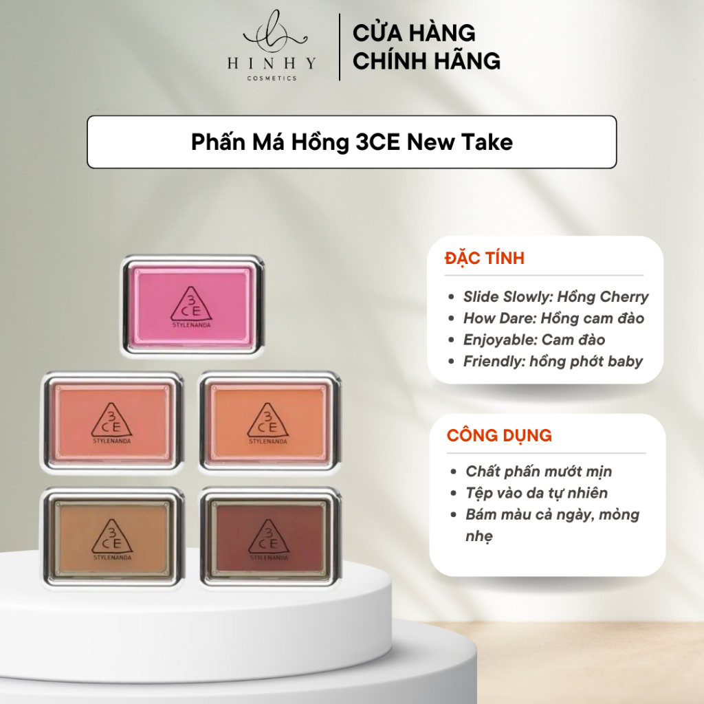 Phấn Má Hồng 3CE New Take | Shopee Việt Nam