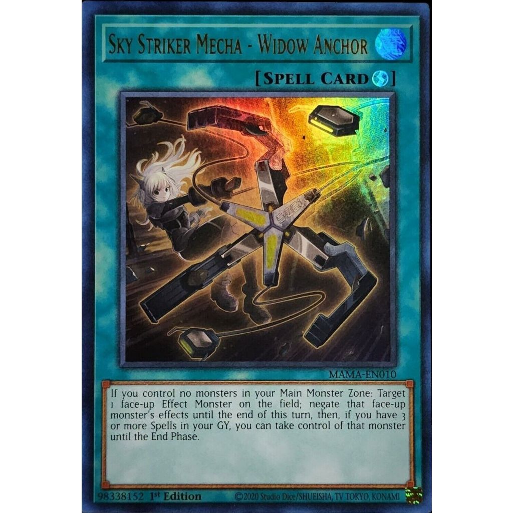 Thẻ bài YUGIOH - TCG - Sky Striker Mecha - Widow Anchor - MAMA-EN010 ...