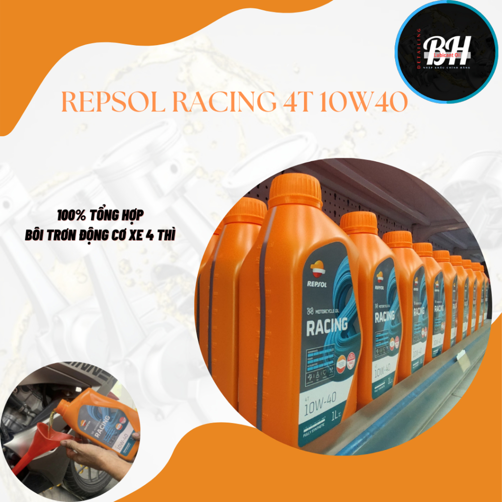 Dầu Nhớt Xe Số Repsol Racing 4T 10w40 | Shopee Việt Nam