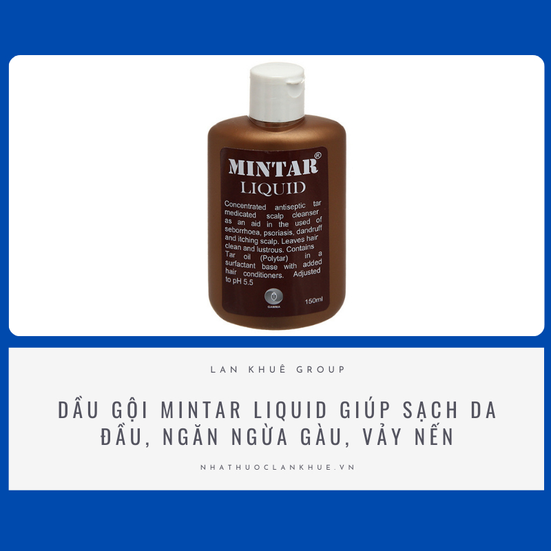 DẦU GỘI MINTAR LIQUID HỖ TRỢ LÀM SẠCH DA ĐẦU, GIẢM NGỨA, VẢY NẾN CHAI ...