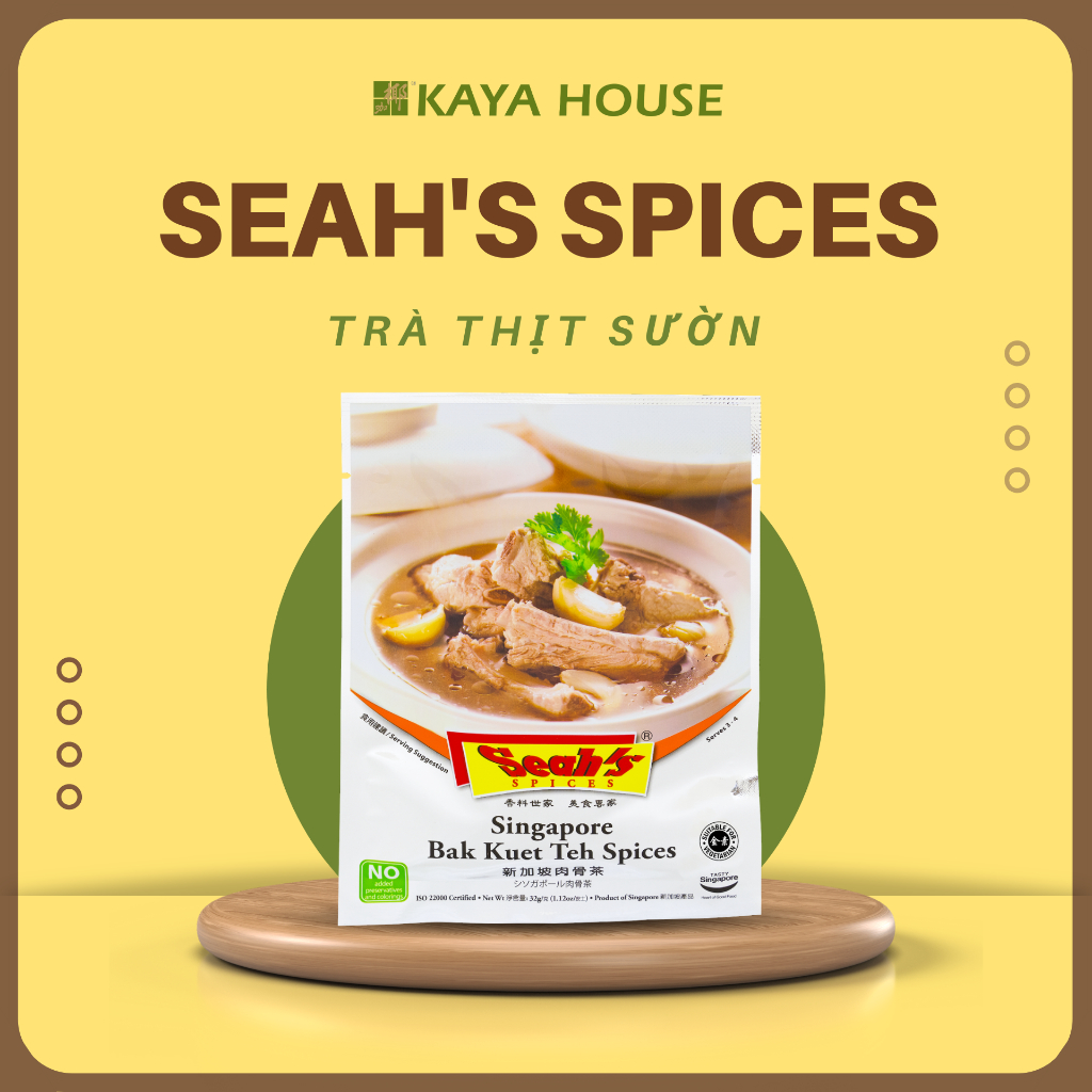 Gói gia vị Singapore Trà thịt sườn 32g - Singapore Bak Kuet Teh Spices ...