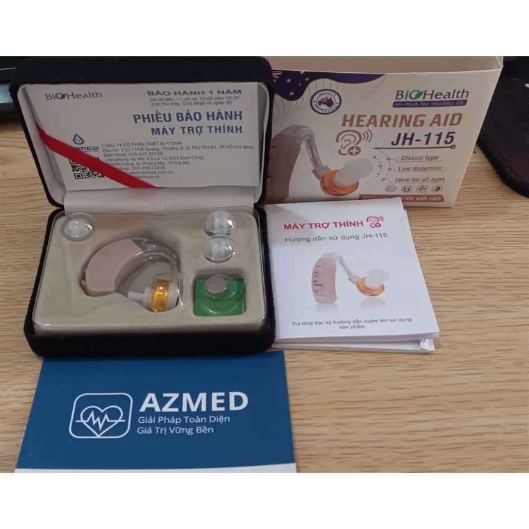 Máy trợ thính nhét tai không dây BioHealth JH-907/Máy trợ thính đeo tai ...