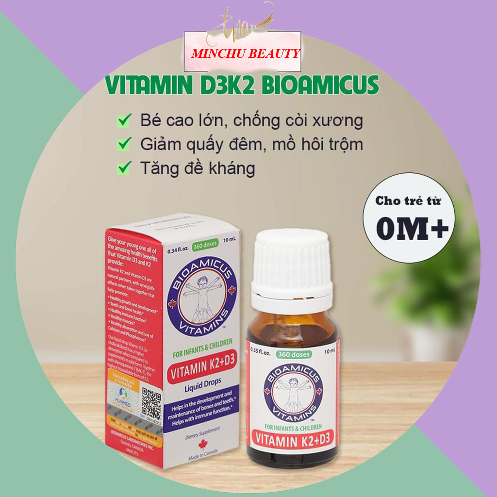 BioAmicus Vitamin D3K2MK7 10ml - Hàng chính hãng nhập khẩu canada ...