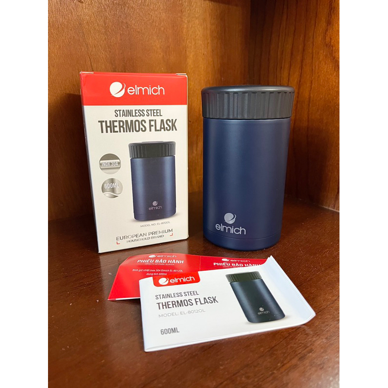 [Có sẵn] Bình giữ nhiệt inox 304 Elmich EL-8012OL dung tích 600ml | Shopee Việt Nam