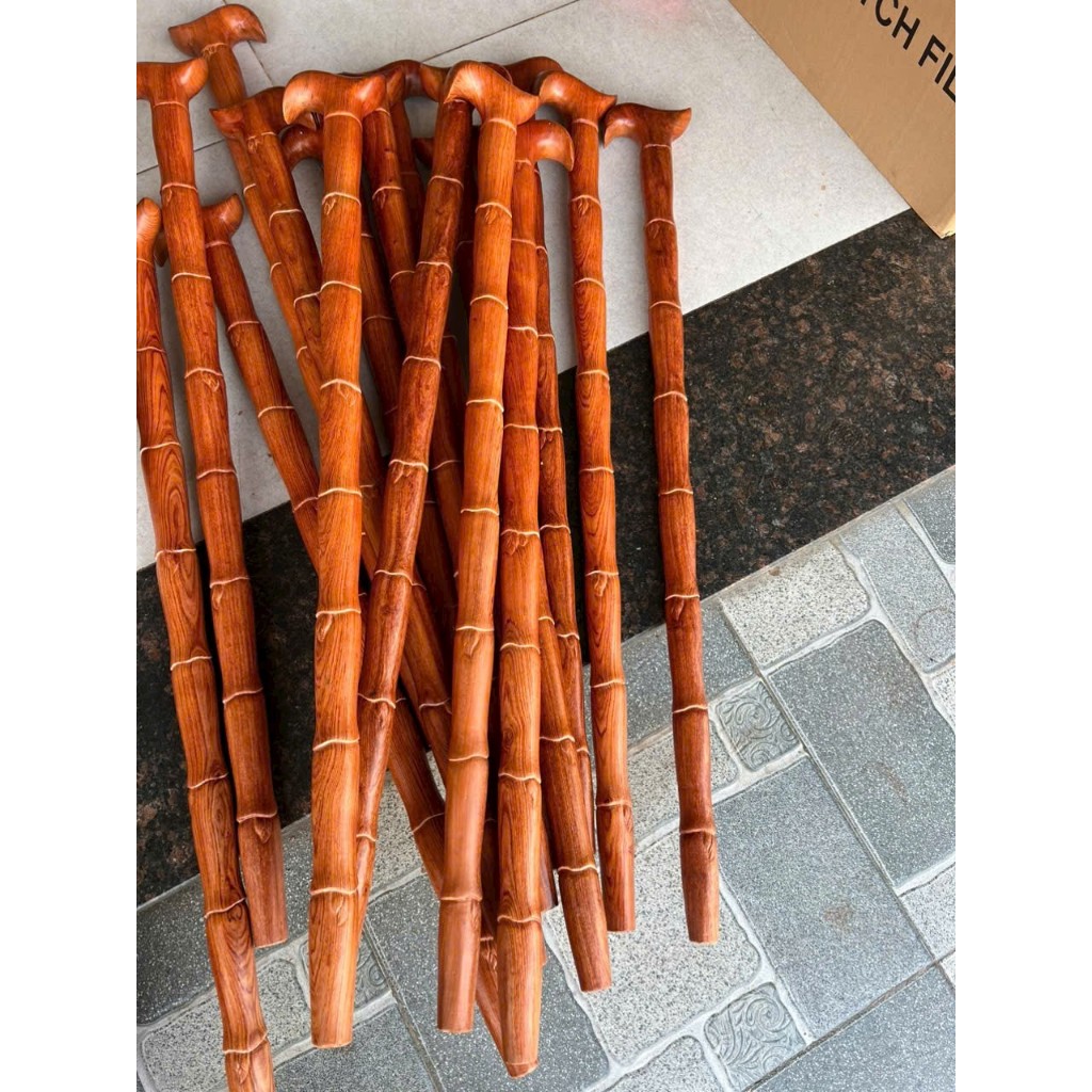 Gậy Batoong Gỗ Dành Cho Người Già Bằng Gỗ Hương nguyên khối (2 mẫu ...