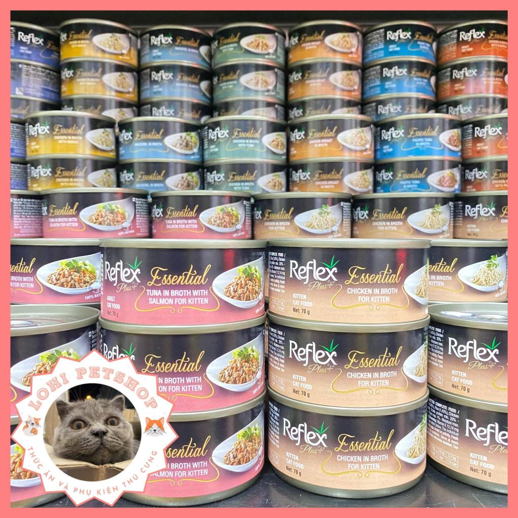 Thức ăn pate reflex plus cho mèo - pate reflex lon 70g | Shopee Việt Nam