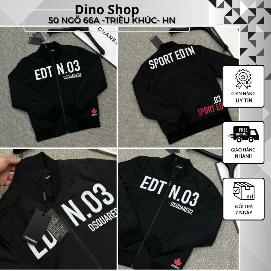 Áo Khoác Nam DSQ In Chữ Mẫu Mới Nhất - Áo Khoác Nam DSQ Lá Phong Siêu Đẹp | Shopee Việt Nam