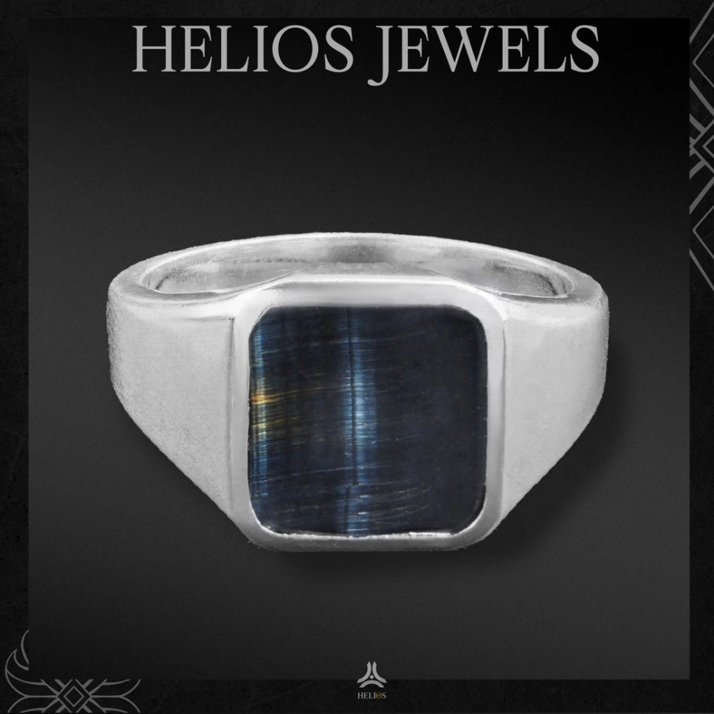 Nhẫn Bạc S925 Gentlemen Tiger Stone Ring Helios Silver Original ...
