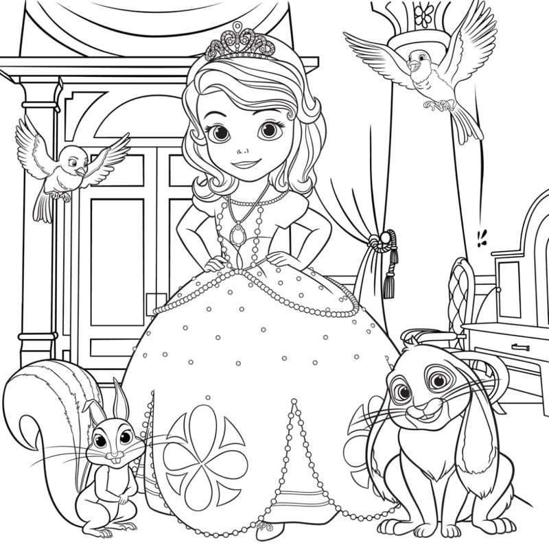 Set 100 tờ Công chúa (princess) - Set 100 Tờ Tranh Tô Màu A4 Dành Cho ...