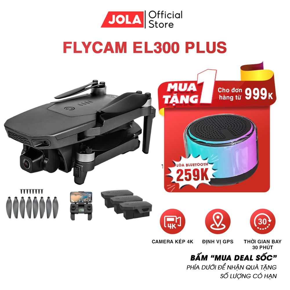 Flycam máy bay điểu khiển từ xa L300 PLUS, máy bay chụp ảnh chất lượng ...