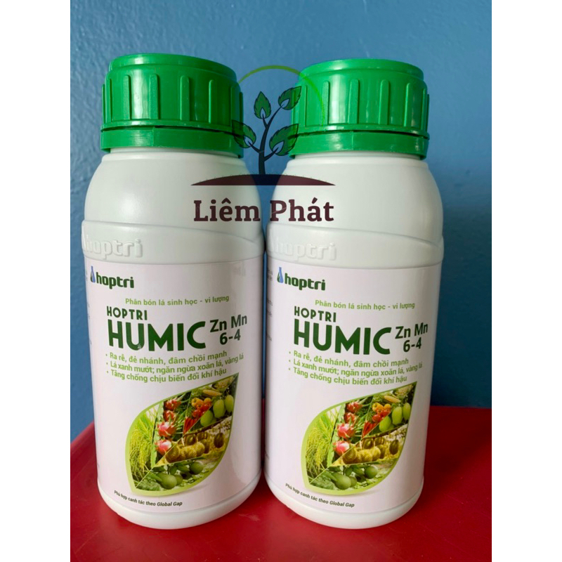 1 chai phân bón lá sinh học vi lượng HUMIC Zn Mn 6-4 chai 500ml của Hợp ...