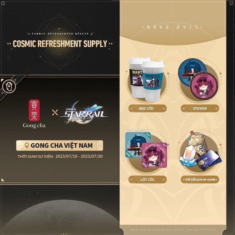 [ Honkai Star Rail offical ] Goods Kafka, Blade Hsr x gongcha | Shopee ...