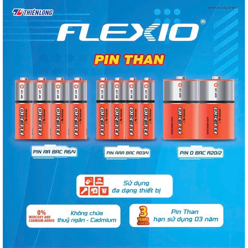 Pin Carbon Thiên Long FLEXIO | Shopee Việt Nam
