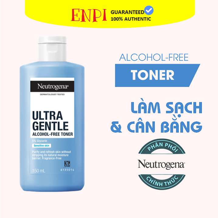 Nước cân bằng không cồn Neutrogena Ultra Gentle Alcohol-Free Toner ...