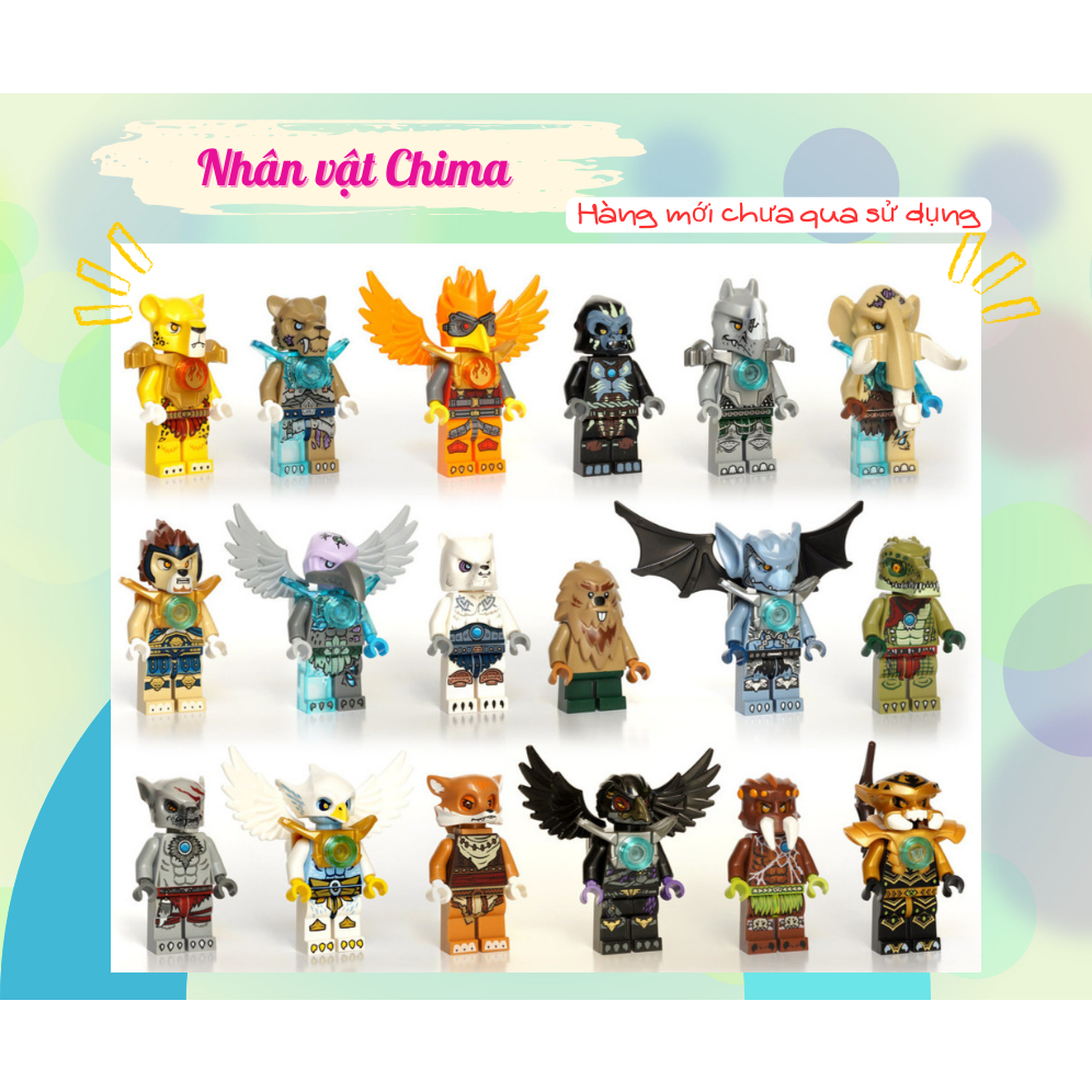 Nhân vật Chima - Iego Chima minifigures Đồ chơi lắp ráp | Shopee Việt Nam