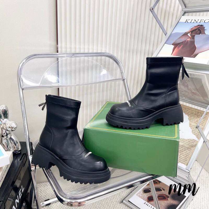 Bốt boot da mii QCCC đế cao fullbox | Shopee Việt Nam