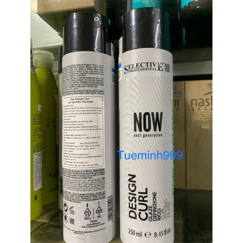 GEL TẠO KIỂU TÓC UỐN SELECTIVE DESIGN CURL 250ML | Shopee Việt Nam