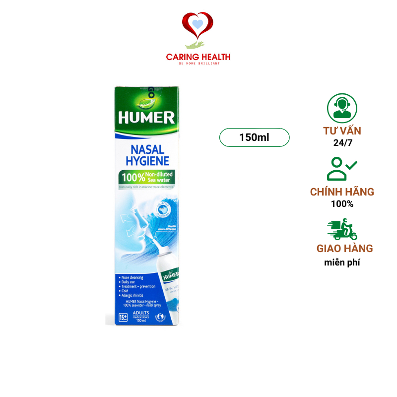 Dung dịch xịt mũi đẳng trương người lớn Humer 150 Nose Hygiene Adults ...