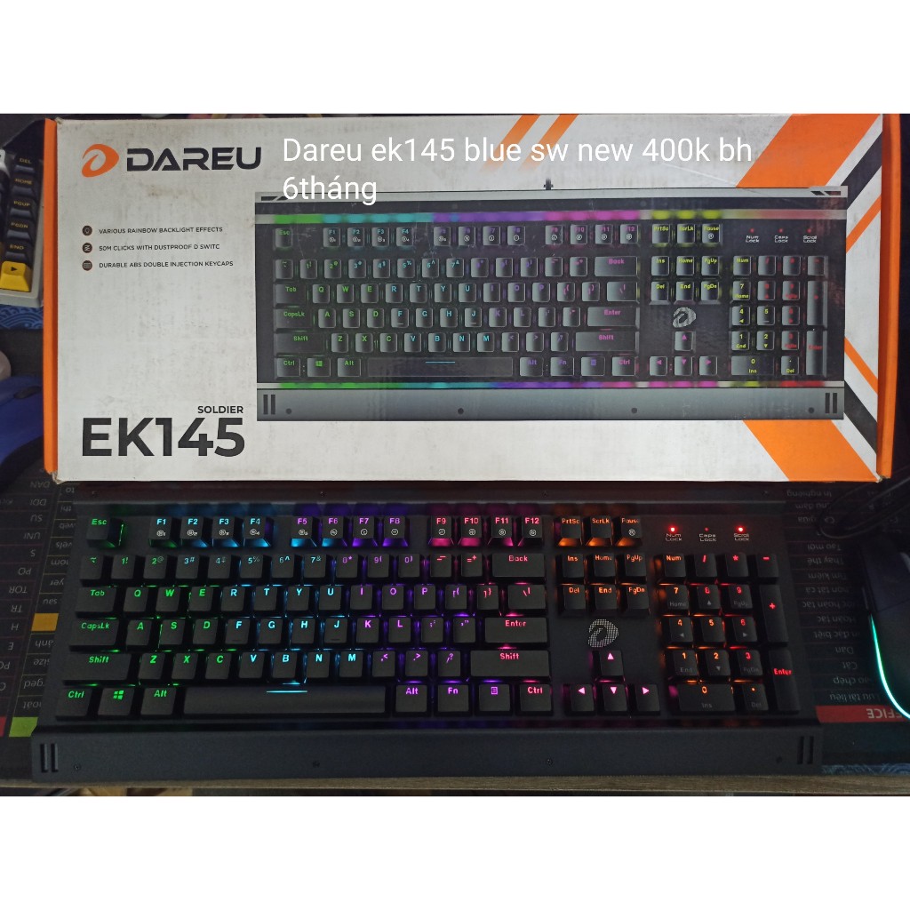 Bàn phím cơ 2nd Dareu Ek1280 Ek880 Led RGB 16.8triệu màu | Shopee Việt Nam
