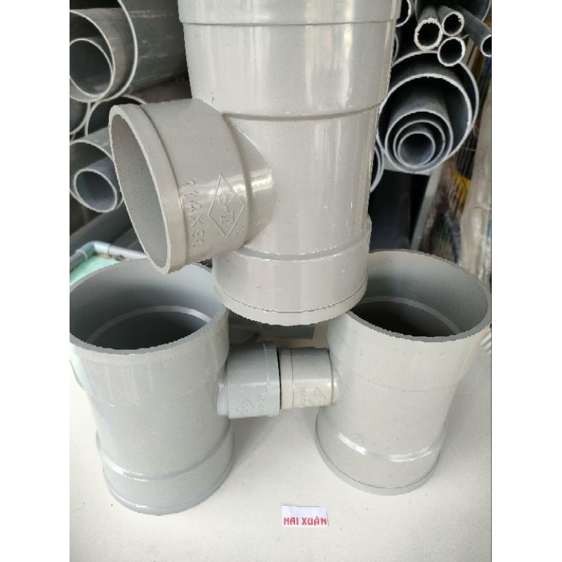 TÊ GIẢM ỐNG NHỰA PVC (PHI 114/90,114/60, 114/49) | Shopee Việt Nam