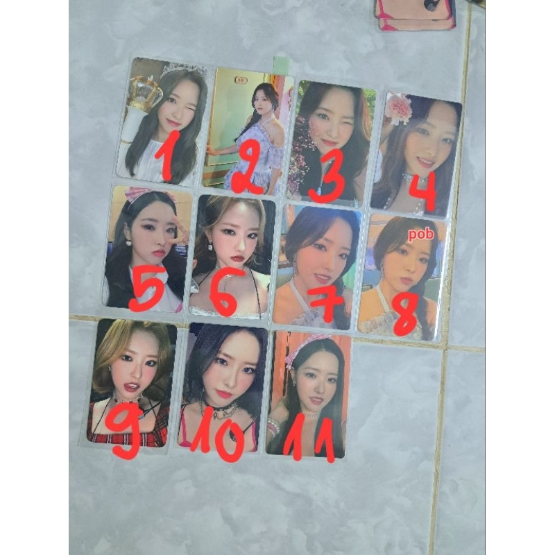 CARD CHÍNH HÃNG BO GÓC LOONA ASSEMBLE LOOSSEMBLE OLIVIA HYE HYEJU | Shopee Việt Nam