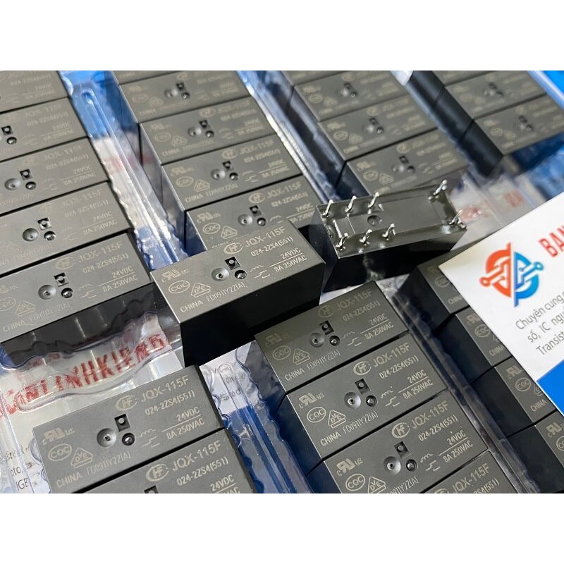 JQX-115F-024-2ZS4 HF115F Rơ le 24VDC 8A/250VAC 8 Chân | Shopee Việt Nam