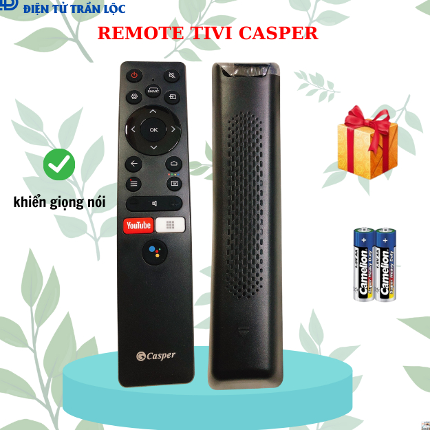 Remote điều khiển tivi Casper, Điều Khiển TV Casper Internet Có Giọng ...