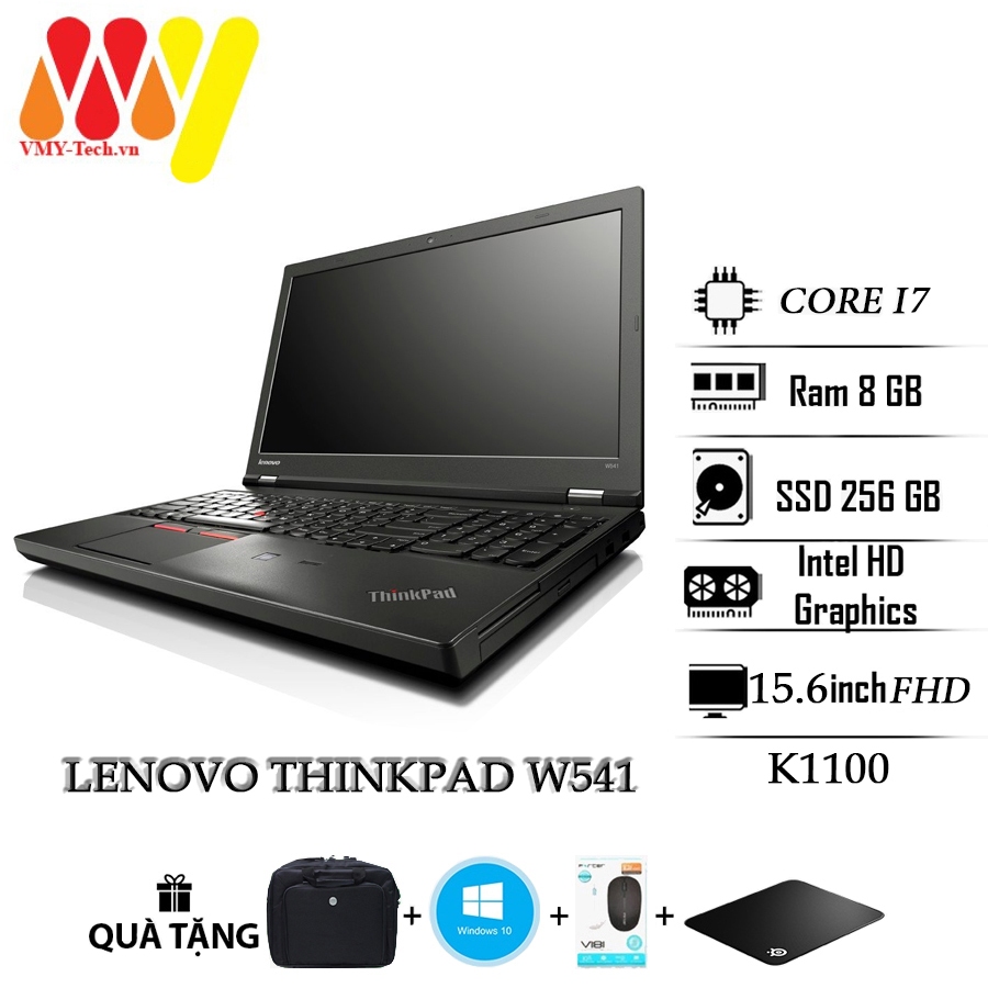 Laptop Lenovo Thinkpad W541 Core i7, Ram 8gb, ổ cứng SSD 256gb, cạc VGA ...