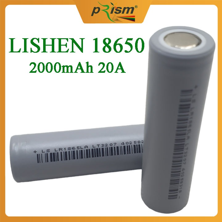 PIN chính hãng LISHEN xả cao LR1865LA 2000mah dòng xả liên tục 20A đầu ...