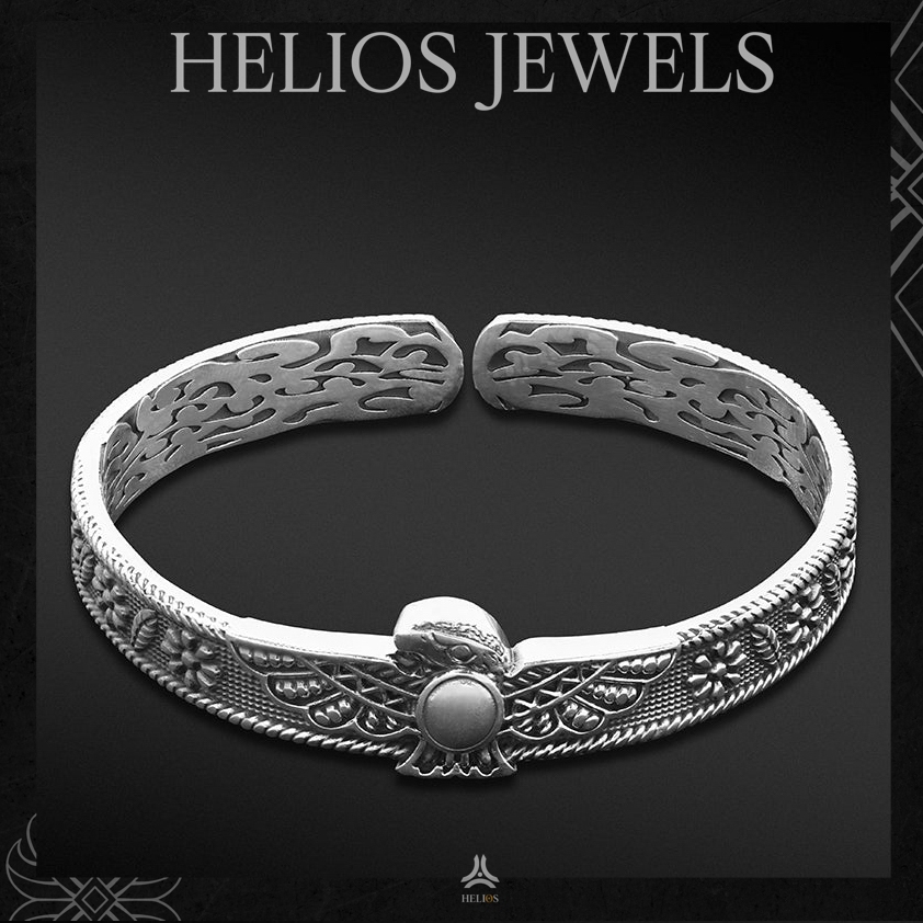 Vòng Tay Bạc S925 Eagle Cuff Helios Silver Original VTBN0117 | Shopee Việt Nam
