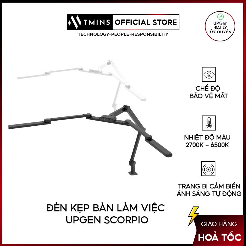 Đèn kẹp bàn làm việc UPGen Scorpio - Hàng chính hãng | Shopee Việt Nam
