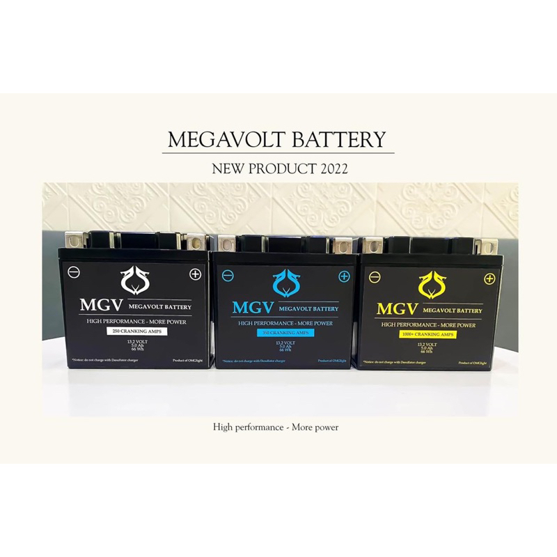Bình Pin MGV - Megavolt Battery dòng xả 250CCA - 350CCA - 1000CCA+ | H2 ...