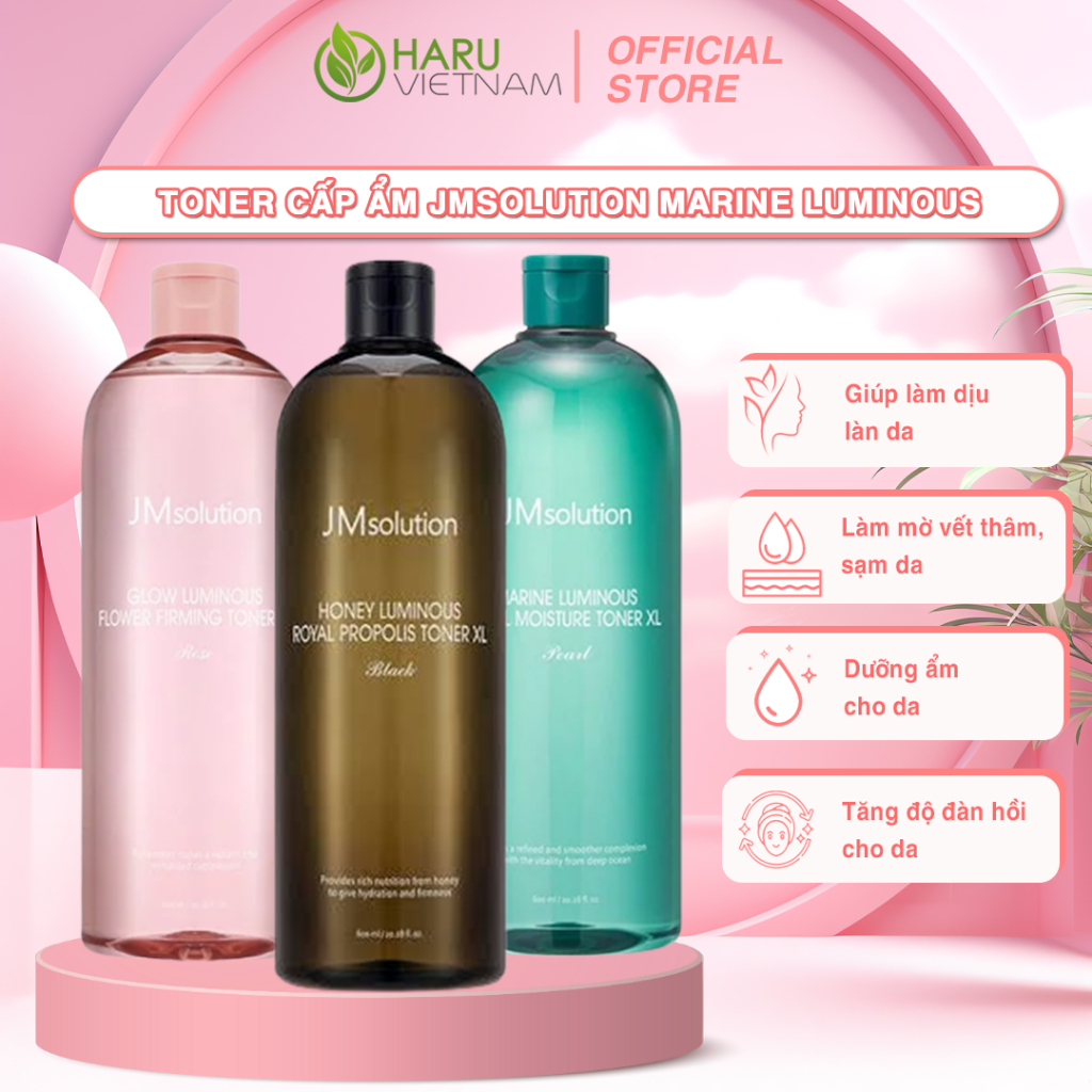 Nước Cân Bằng JM Solution Toner XL - Nước Hoa Hồng Haru Cosmetics Tăng ...
