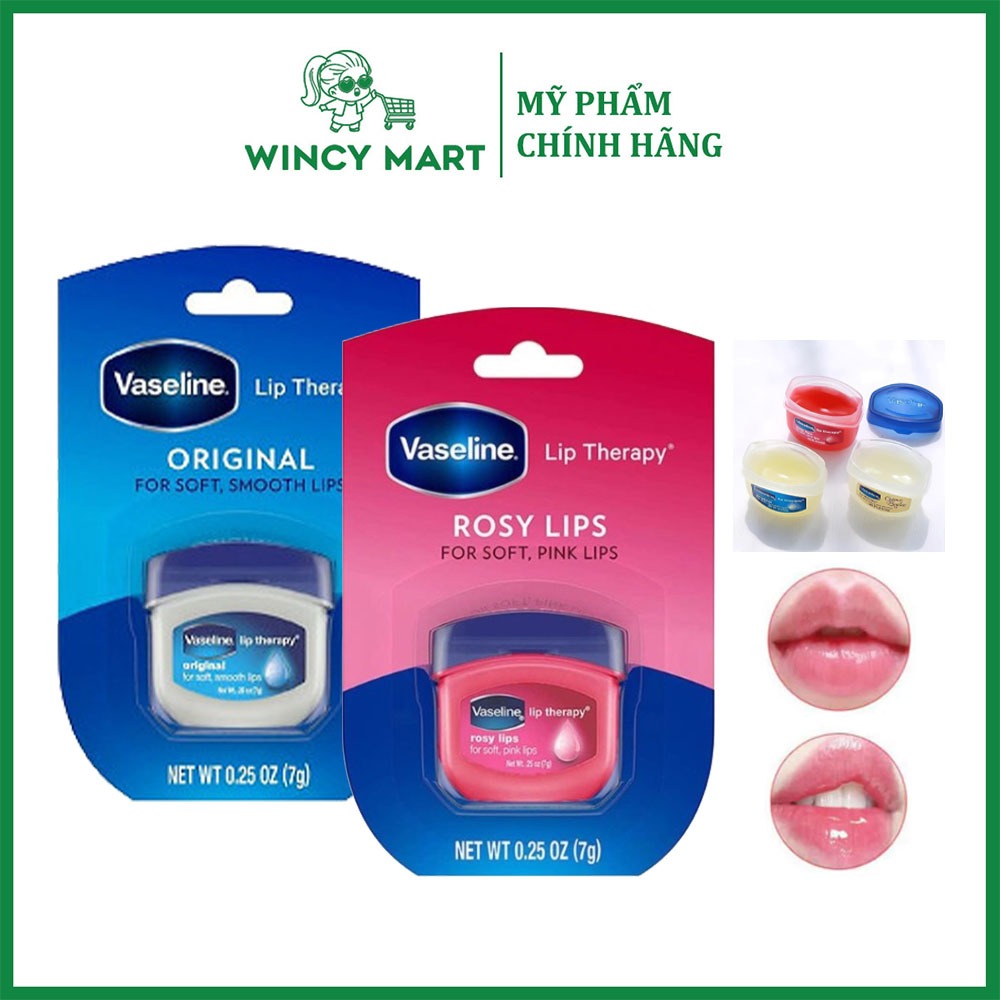 [Chính Hãng] Sáp Dưỡng Môi VASELINE Hoa Hồng Lip Therapy Rosy Lips Giúp ...