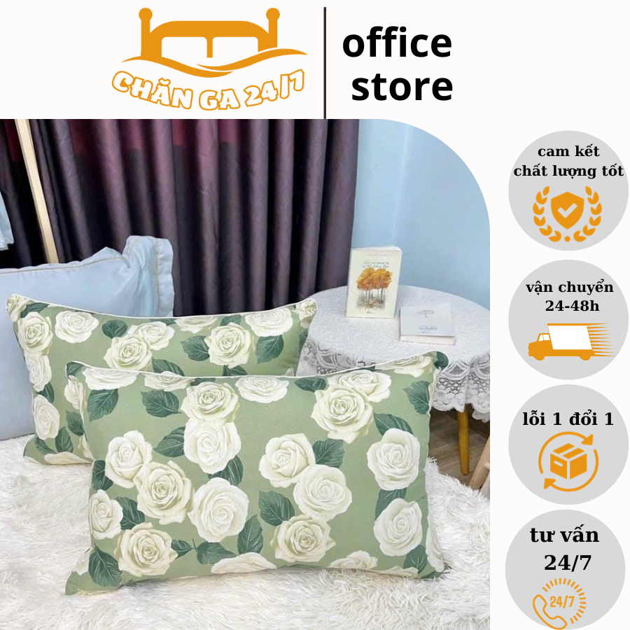 Ruột gối ép sơ đậu nành hàng đẹp loại 1 - gối ép hoa hồng xanh | Shopee Việt Nam