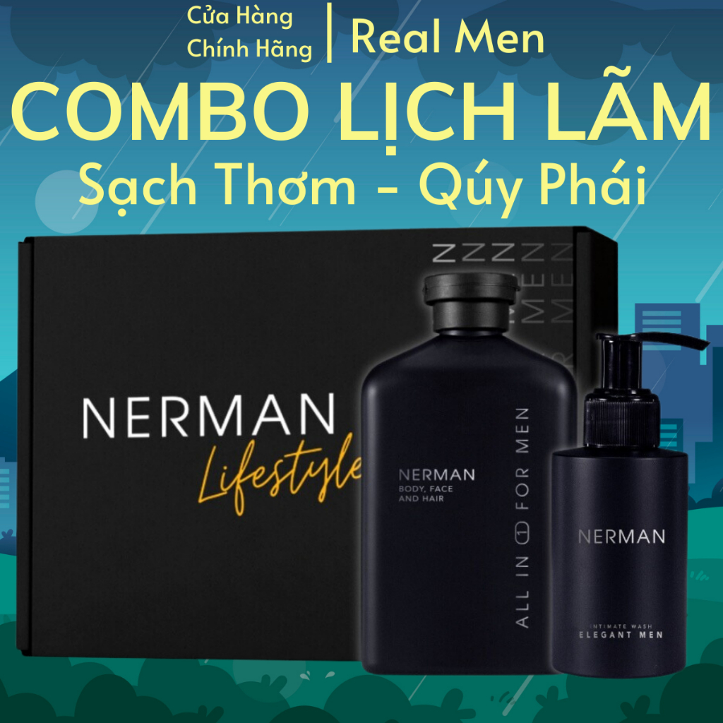 Combo Sữa Tắm Gội Nam Nerman 350ml Và Dung Dịch Vệ Sinh Nam Nerman ...