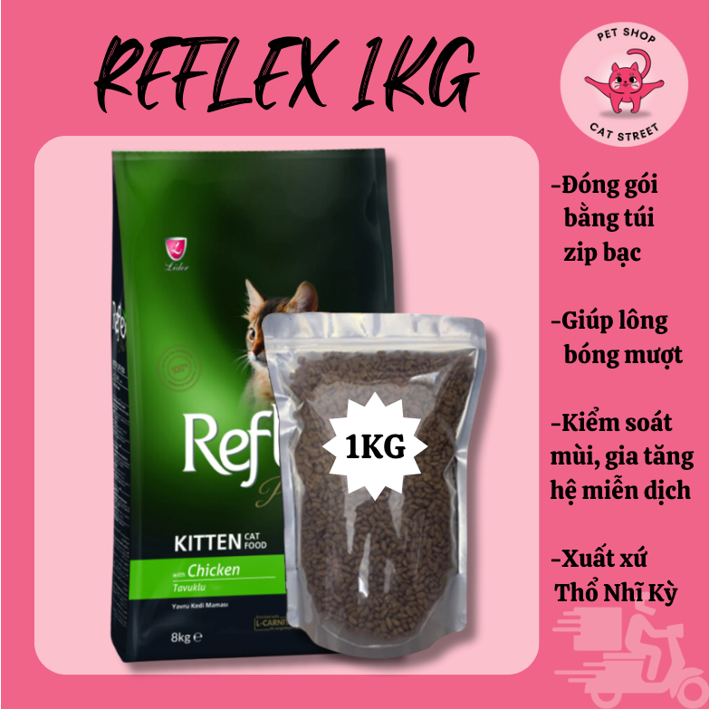 Thức ăn cho mèo Reflex Plus 1kg (Thổ Nhĩ Kỳ) | Shopee Việt Nam