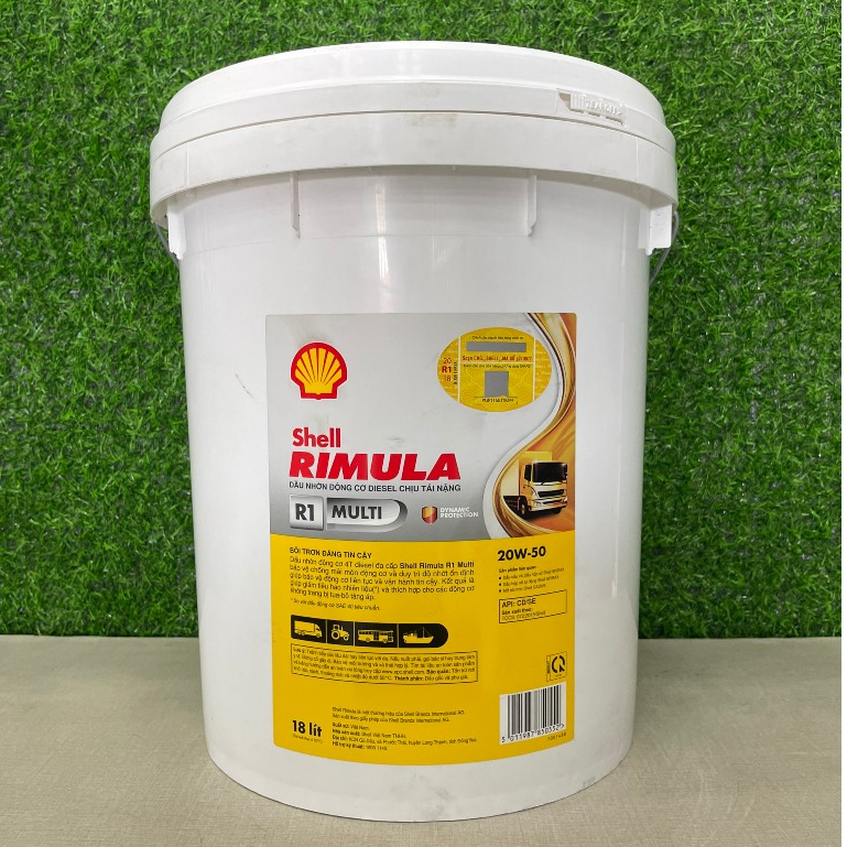 [ HÀNG CHÍNH HÃNG ] Shell RIMULA R1 20W50 (18L) | Shopee Việt Nam