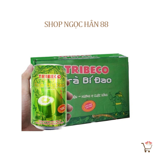 Trà bí đao tribeco Thùng 24 lon x 320ml date mới | Shopee Việt Nam
