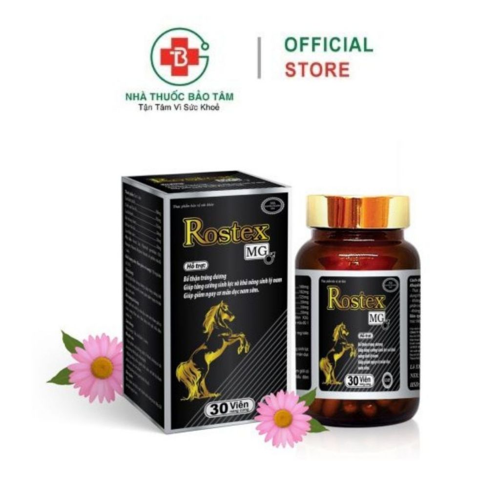 Viên Uống Rostex MG - Hỗ Trợ Tăng Cường Sinh Lý Nam, Bổ Thận Tráng ...