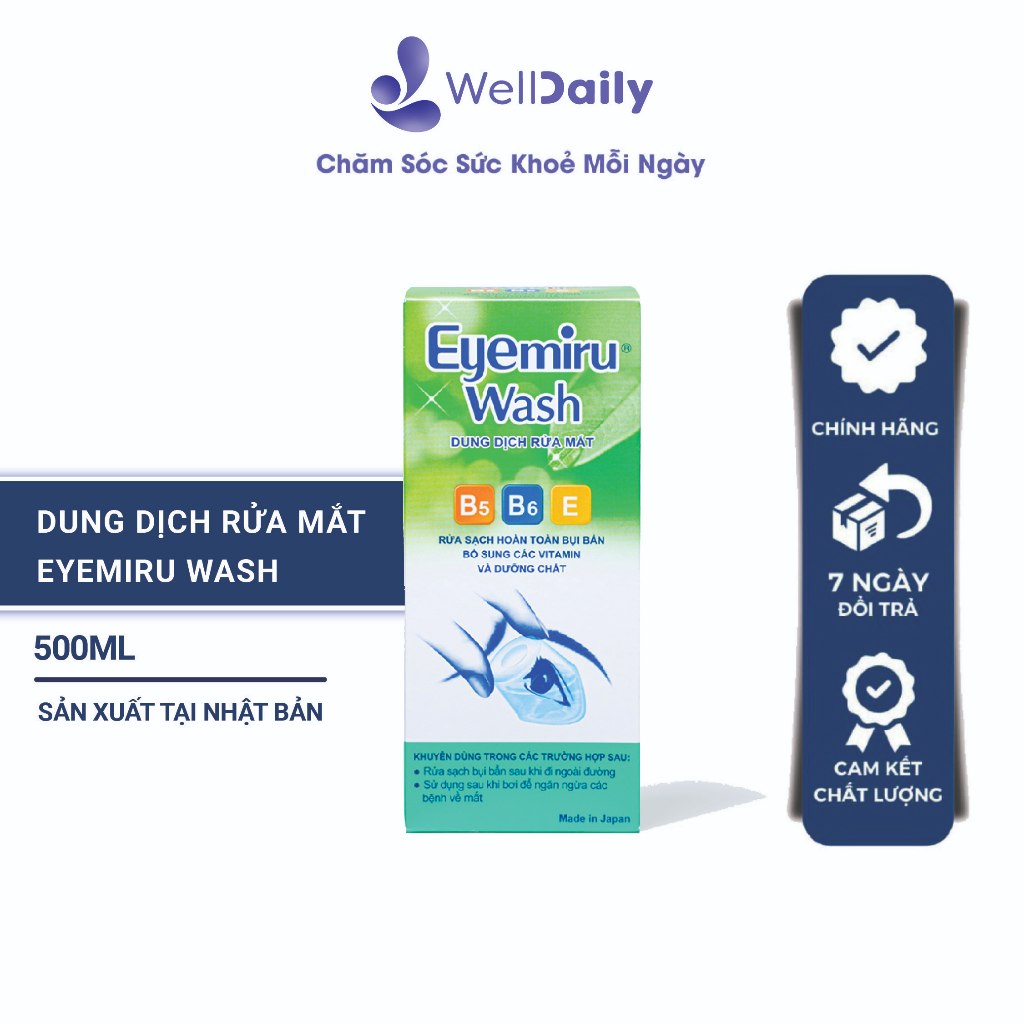 Dung dịch rửa mắt Eyemiru Wash (500ml) | Shopee Việt Nam