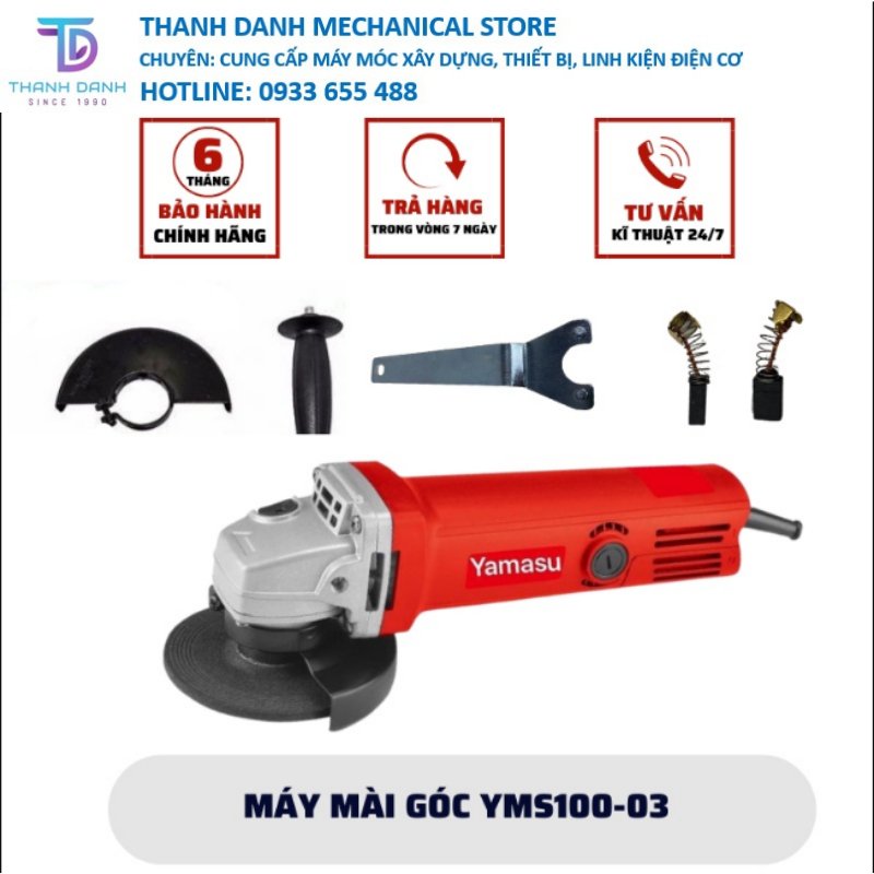 MÁY MÀI GÓC YAMASU YMS-100-03 CÔNG SUẤT LỚN 750W | Shopee Việt Nam