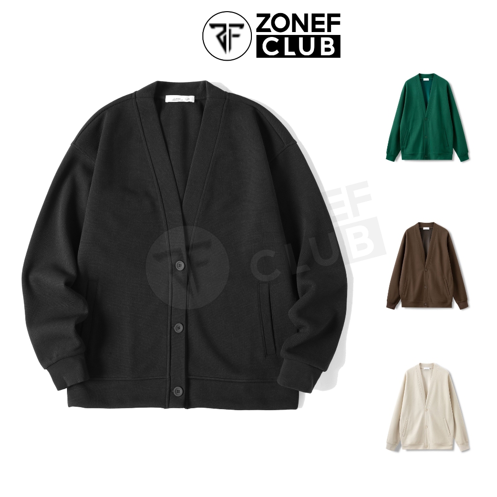 Áo khoác cardigan nam mỏng ZF.Club - Dệt kim tổ ong cao cấp CA | Shopee ...