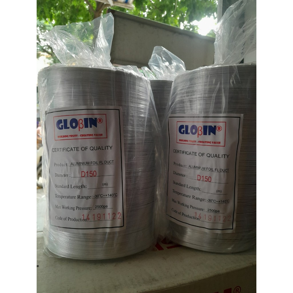 ỐNG GIÓ MỀM KHÔNG BẢO ÔN D100-D150-D200-D250-D300 - CO GIÃN 8M/1 CUỘN ...