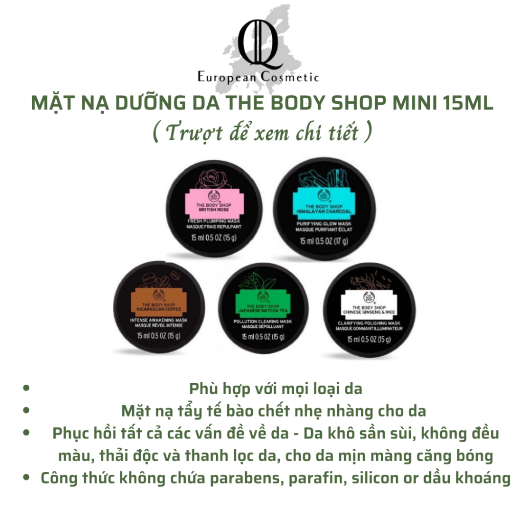 Mặt nạ the body shop mask mini 15ml | Shopee Việt Nam
