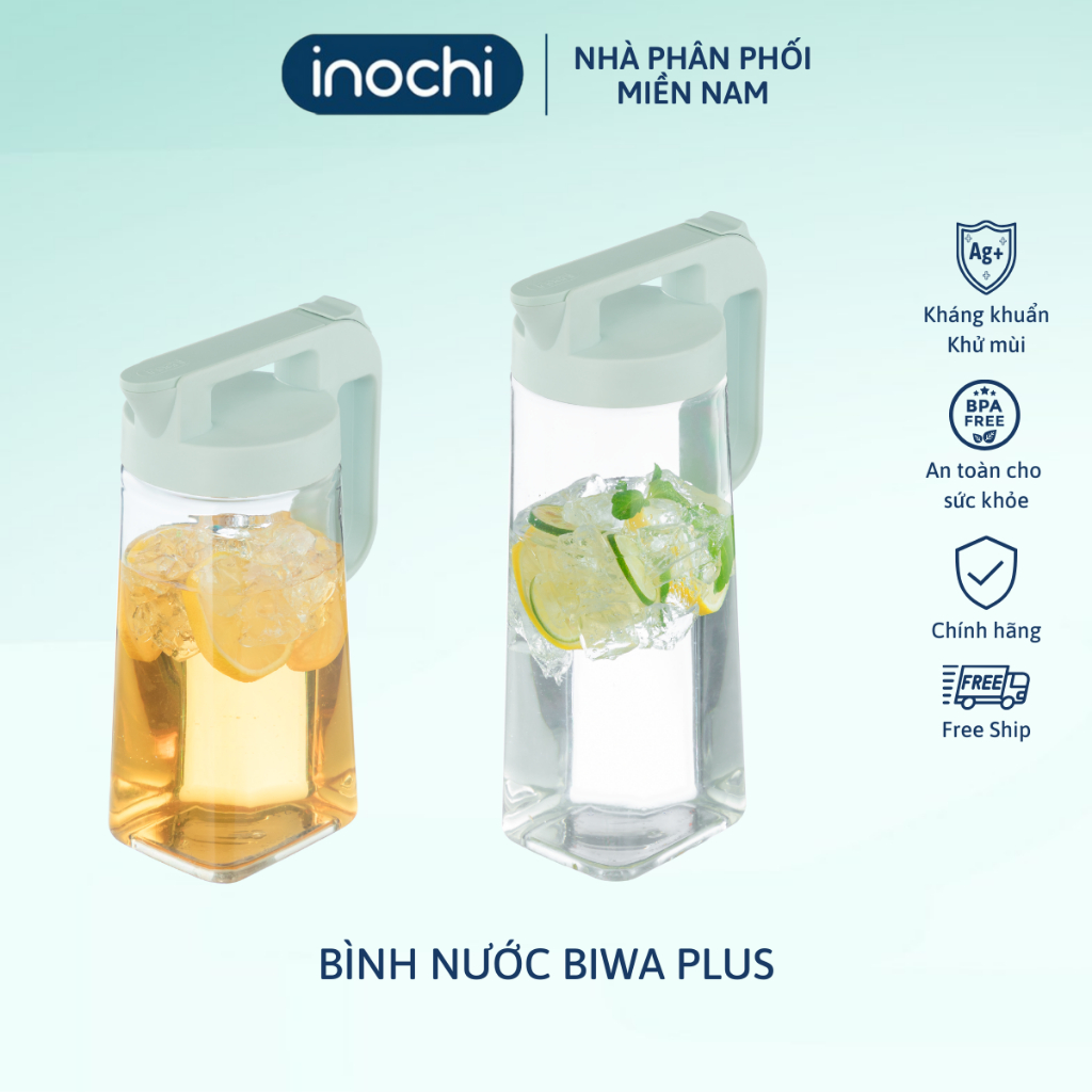 Bình nước Biwa Plus inochi. Bình đựng nước sôi, có khóa nắp tiện lợi ...