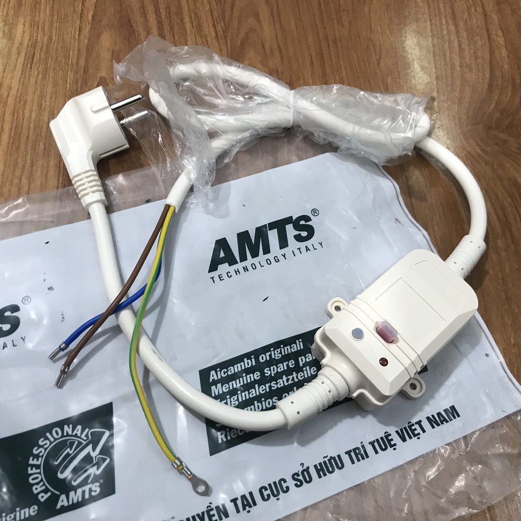 Bộ dây nguồn chống giật AMTS- PRCD 16A cho Bình nóng lạnh ARISTON ...