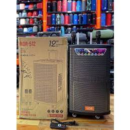 Loa kéo di động, loa karaoke NDR NR-512 Bass 30, 2 míc, 12 inch, vỏ gỗ ...