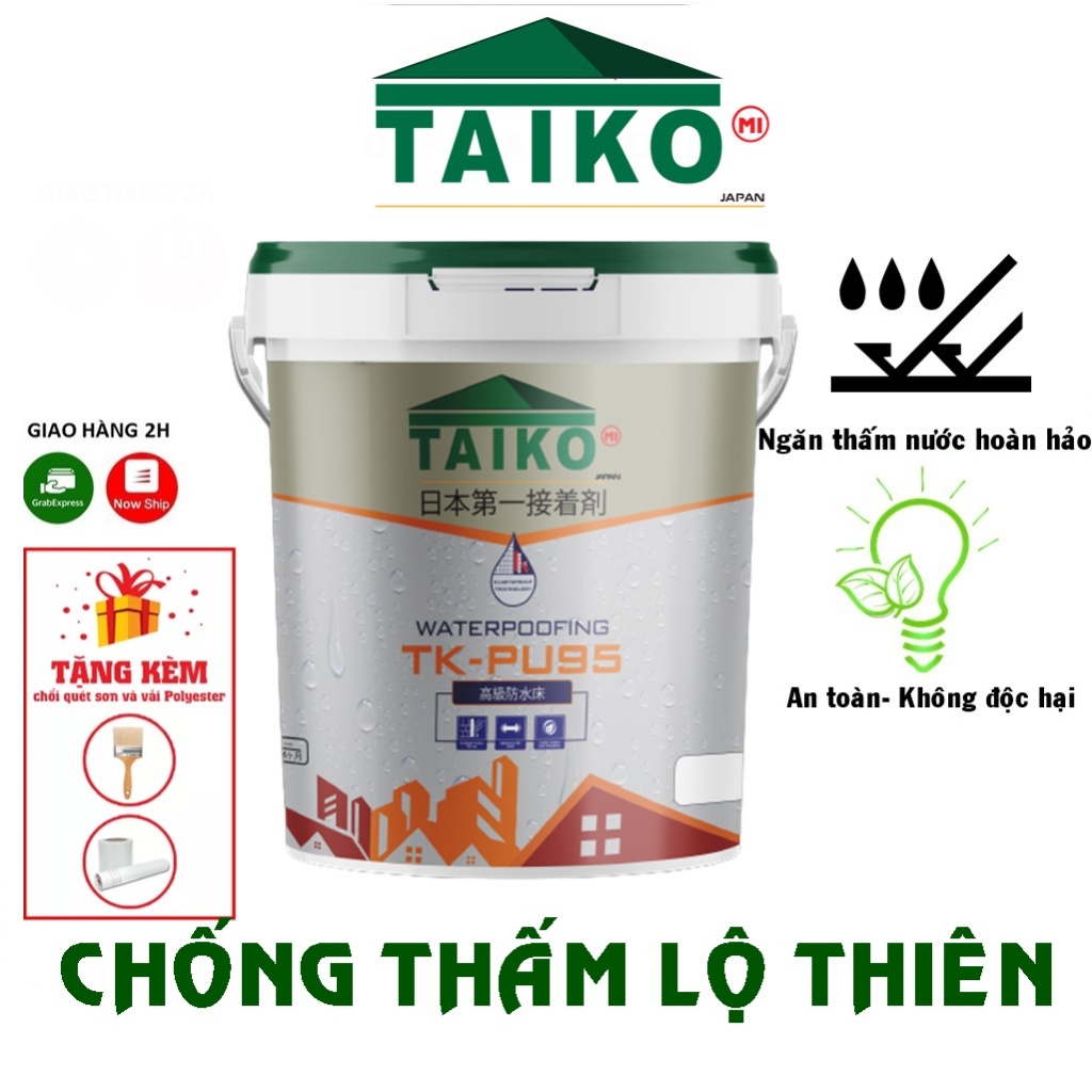 [ SHOP MALL] TAIKO PU95- Keo Chống Thấm - Ngăn thấm nước cho bề mặt bê ...